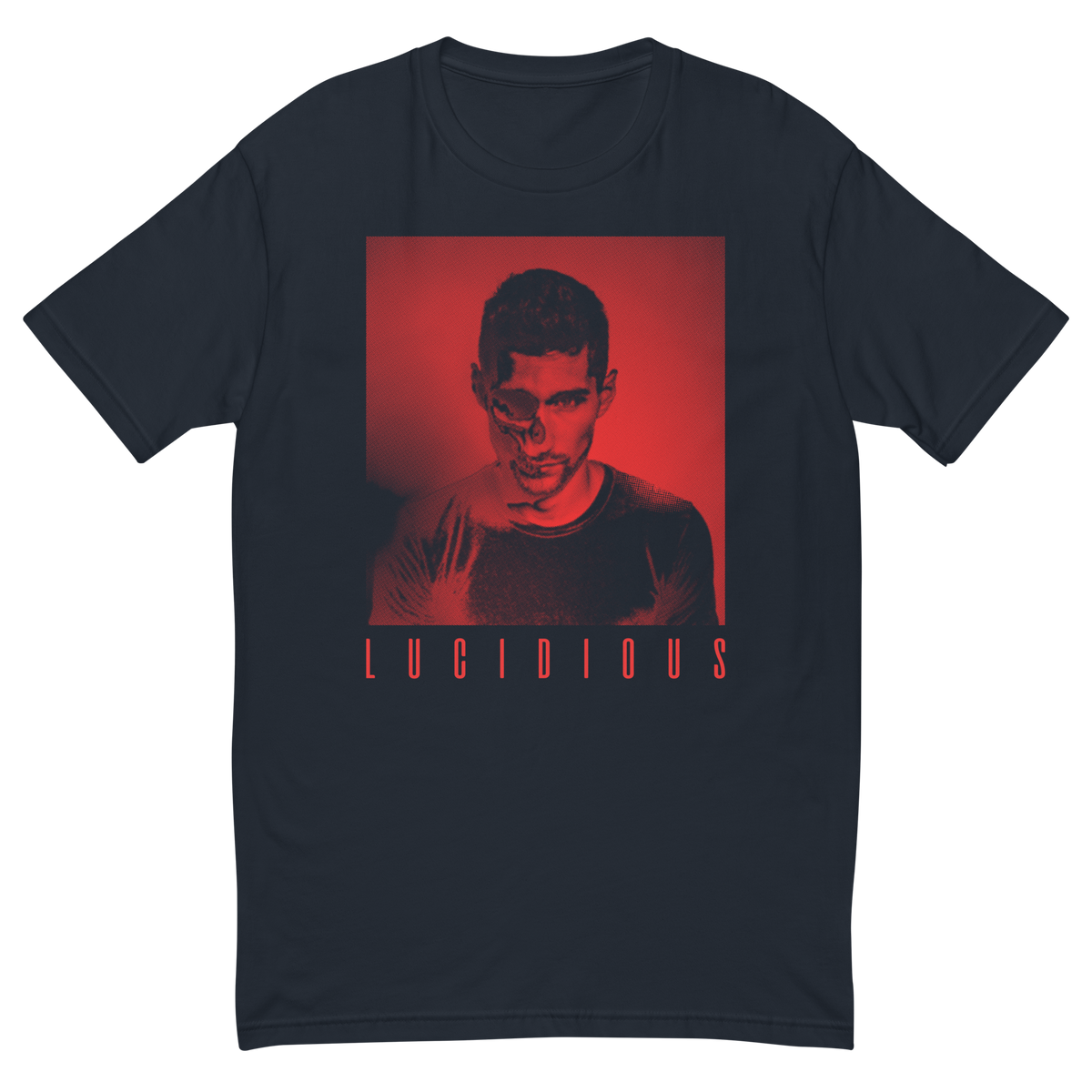 Lucidious Cyborg T-shirt (Red Print) – Lucidious Merch Store